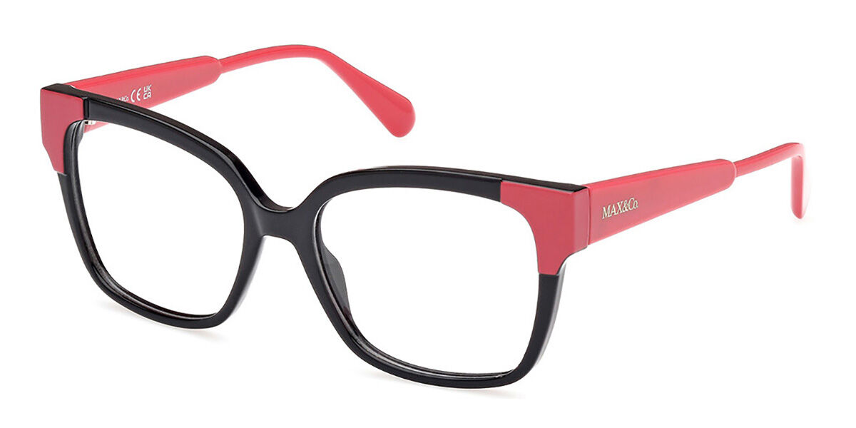 Max & Co. MO5116 001 Eyeglasses in Shiny Black | SmartBuyGlasses USA