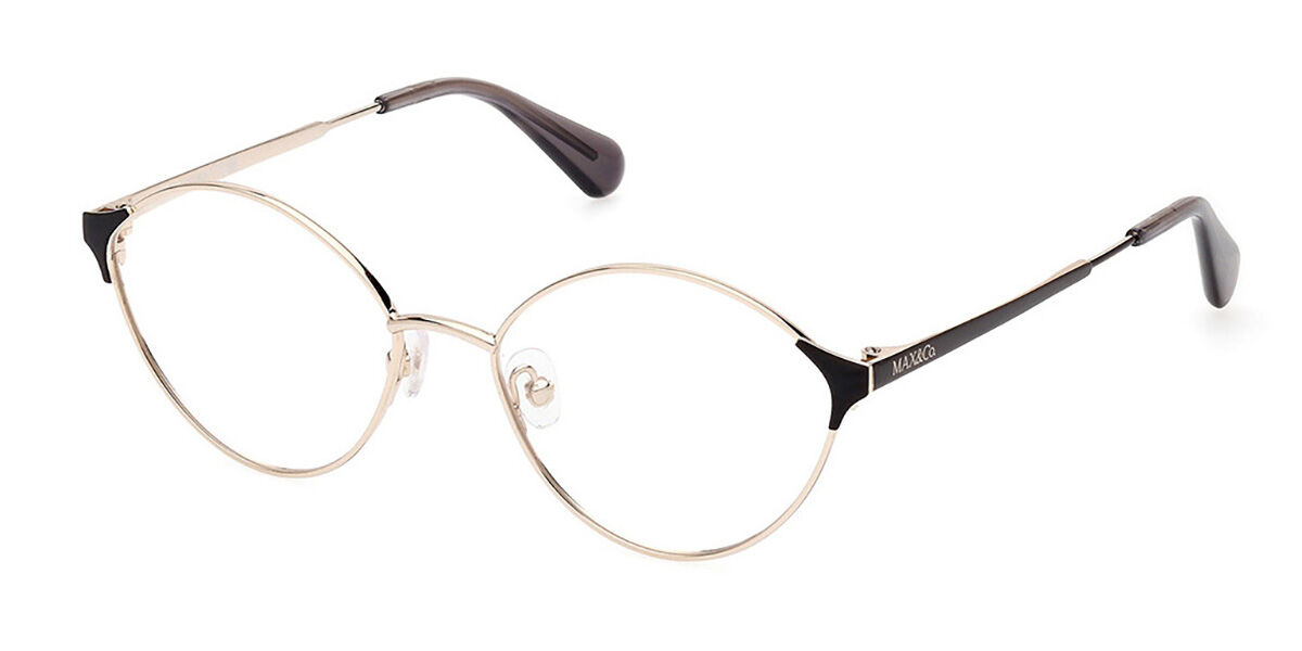 Max & Co. MO5119 032 Glasses Shiny Pale Gold | VisionDirect Australia