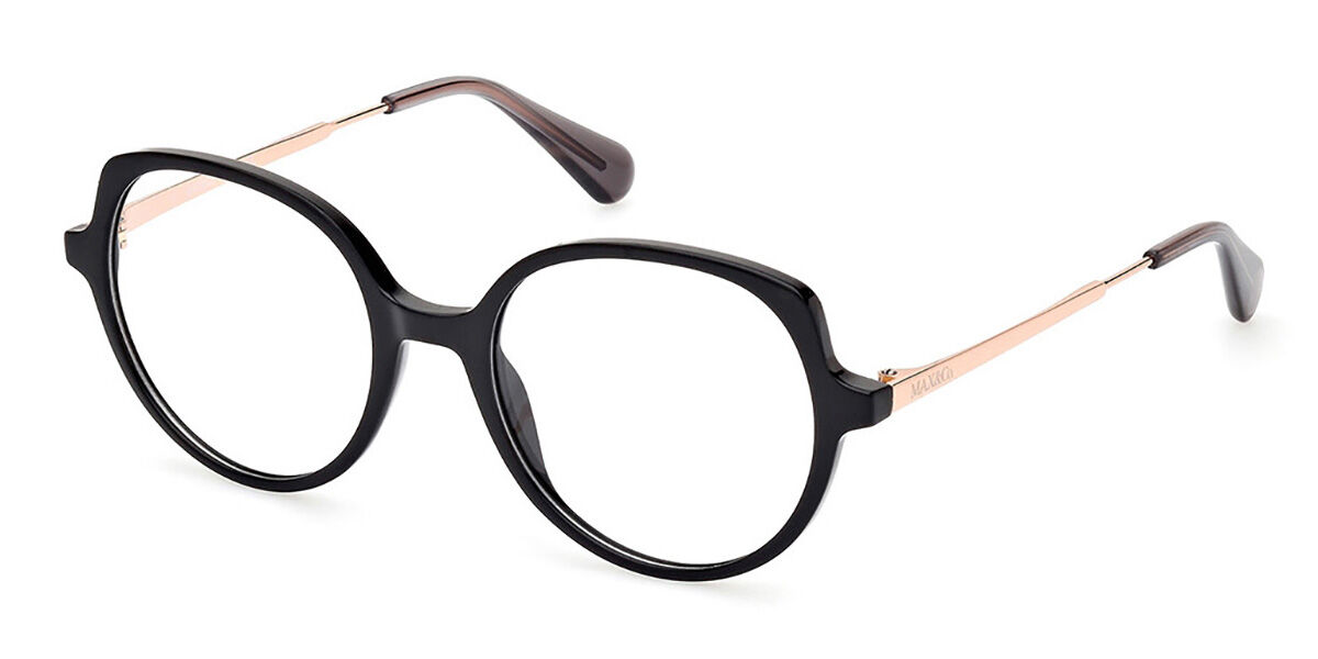 Max & Co. MO5121 001 Glasses Shiny Black | SmartBuyGlasses New Zealand