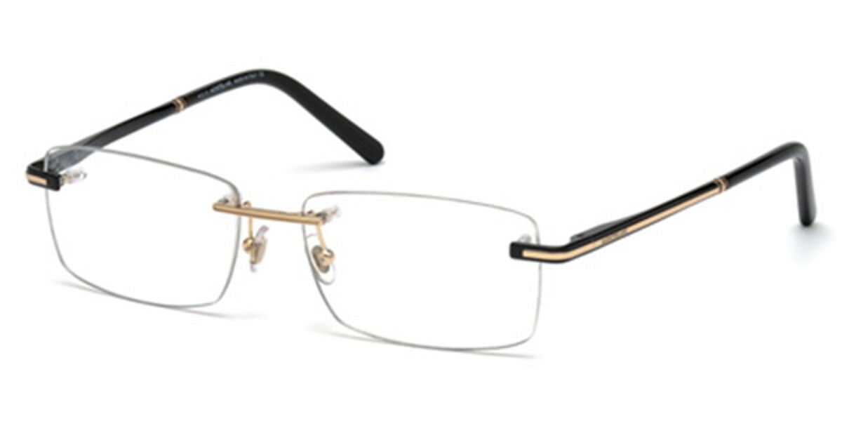Mont Blanc MB0577 001 Eyeglasses in Black | SmartBuyGlasses USA