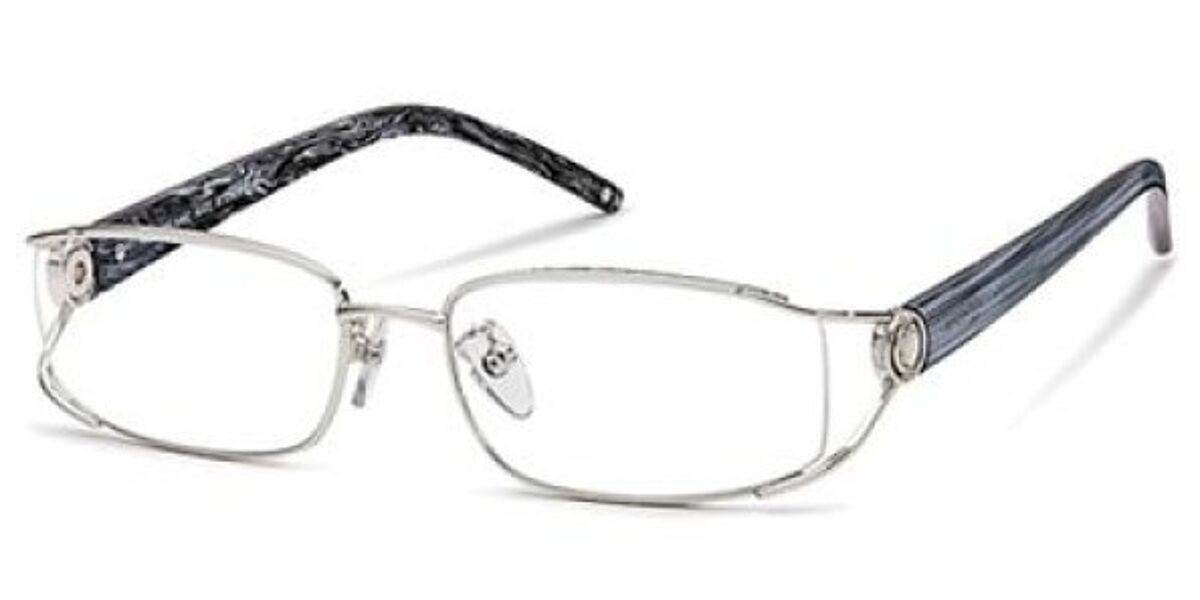 Mont Blanc MB0200 F80 Eyeglasses in Silver | SmartBuyGlasses USA