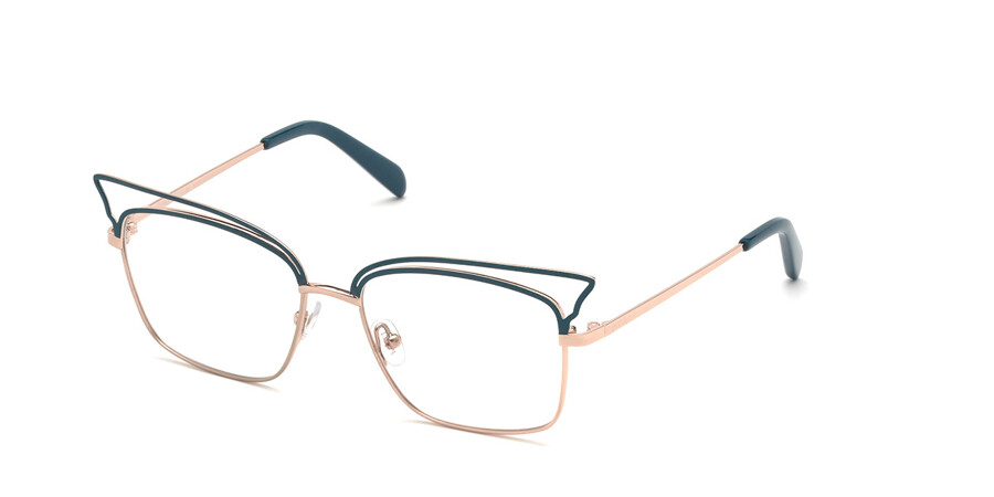 Emilio Pucci EP5122 089 Cat Eye Turquoise Eyeglasses | SmartBuyGlasses US