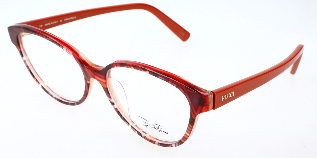 Emilio Pucci EP2688 611 Glasses Red | VisionDirect Australia