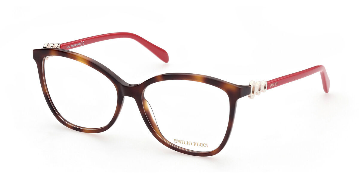 Emilio Pucci EP5178 052 Eyeglasses in Dark Tortoise | SmartBuyGlasses USA