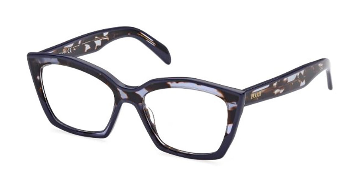 Emilio Pucci EP5218 056 Cat Eye Blue Tortoise Frame Eyeglasses ...
