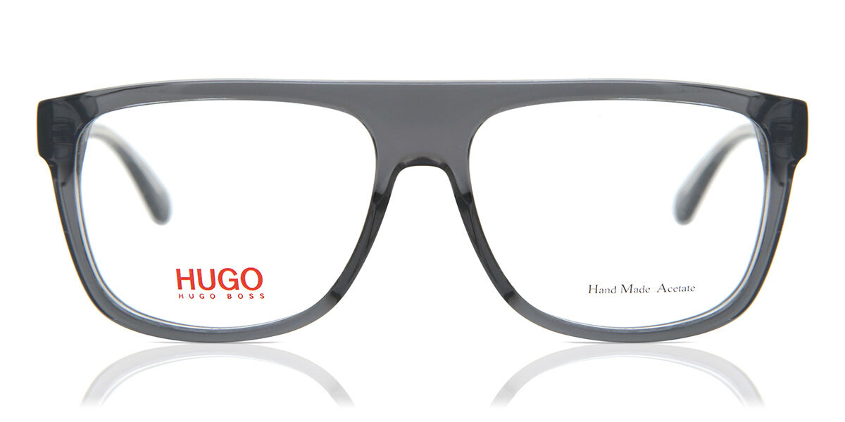Hugo 0128 7YP Glasses Transparent Grey Black | SmartBuyGlasses UK