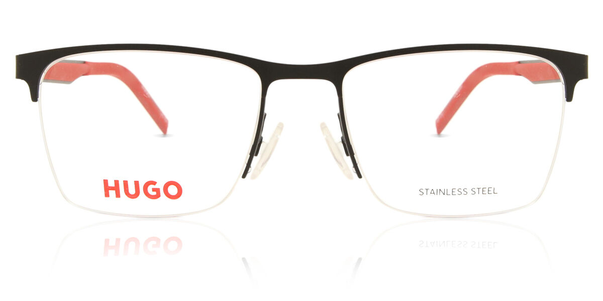 Hugo 1142 003 Eyeglasses in Matte Black | SmartBuyGlasses USA