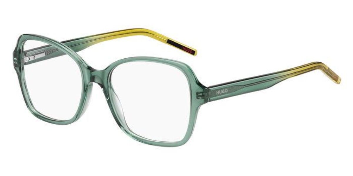 HUGO HG 1267 GP7 Eyeglasses in Transparent Green | SmartBuyGlasses USA
