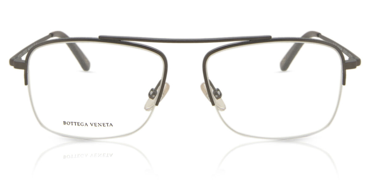 Bottega Veneta BV150 GCX Eyeglasses in Grey | SmartBuyGlasses USA