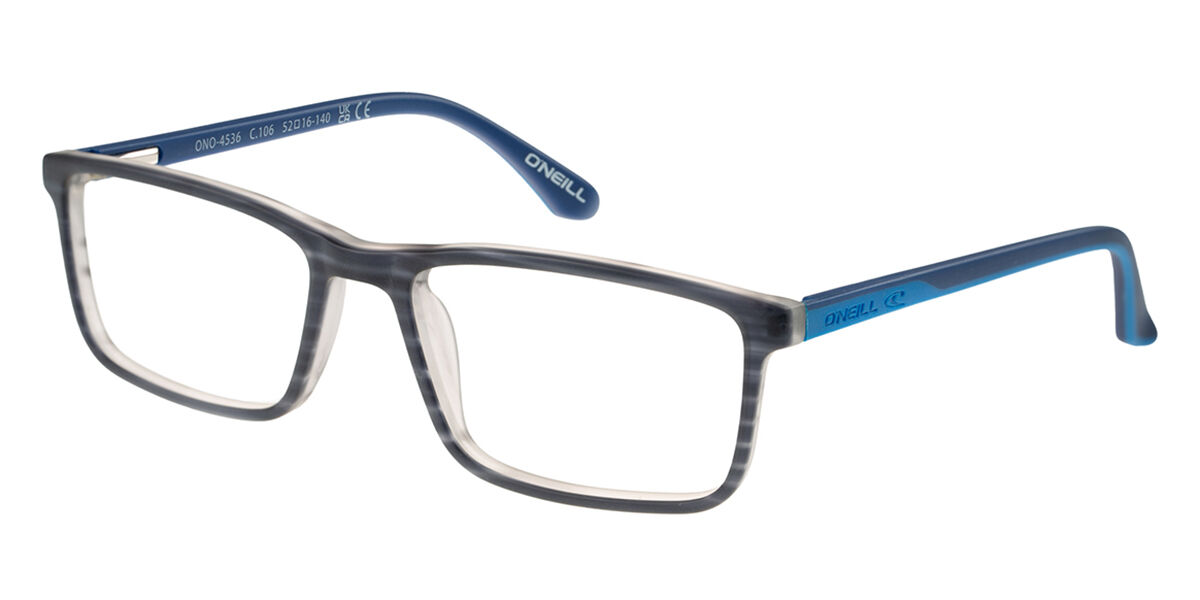 O'Neill ONO 4536 106 Eyeglasses in Striped Matte Navy Blue | SmartBuyGlasses USA