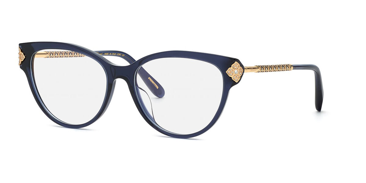 Chopard VCH332S 0Z35 Glasses Transparent Night Blue | VisionDirect ...