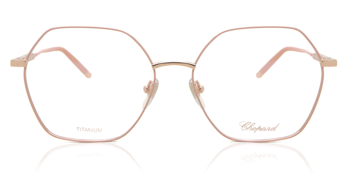 Chopard VCHG27M 02AM Eyeglasses in Polished Rose Gold | SmartBuyGlasses USA