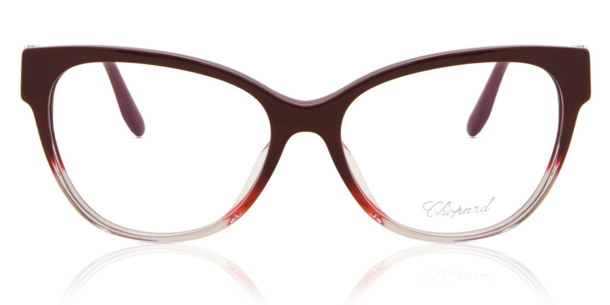 Chopard VCH325S 0AQ8 Glasses Gradient Transparent Red | VisionDirect Australia