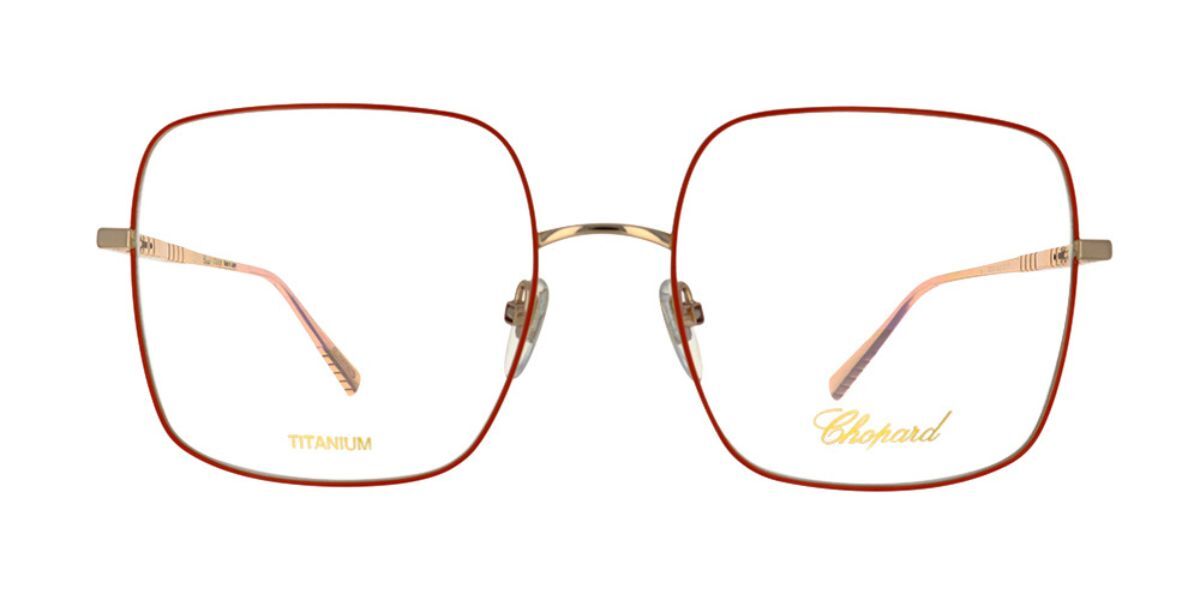 Chopard VCHF49M 08FC Glasses Shiny Copper Gold | VisionDirect Australia