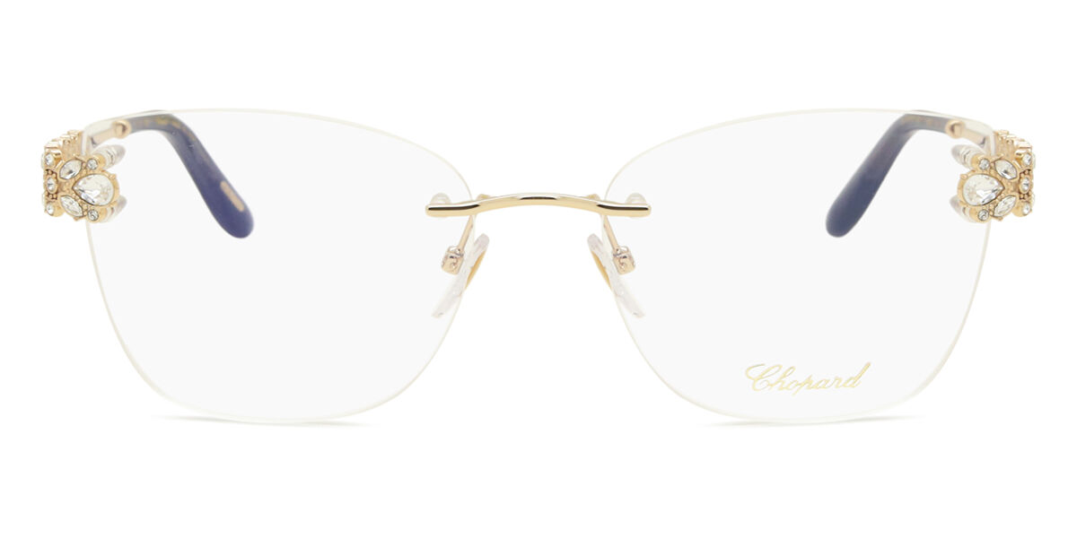 Chopard VCHG99S 300Y Cat Eye Shiny Rose Gold Frame Eyeglasses ...
