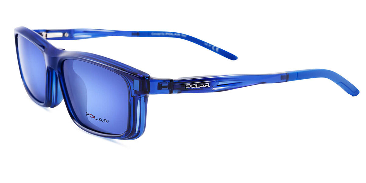 Polar 511 With Clip-On 20/C Eyeglasses in Transparent Blue ...