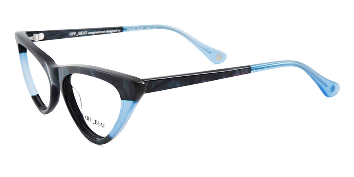 Polar OFF_BEAT 12 414 Eyeglasses in Shiny Marble Blue Glitter Light ...