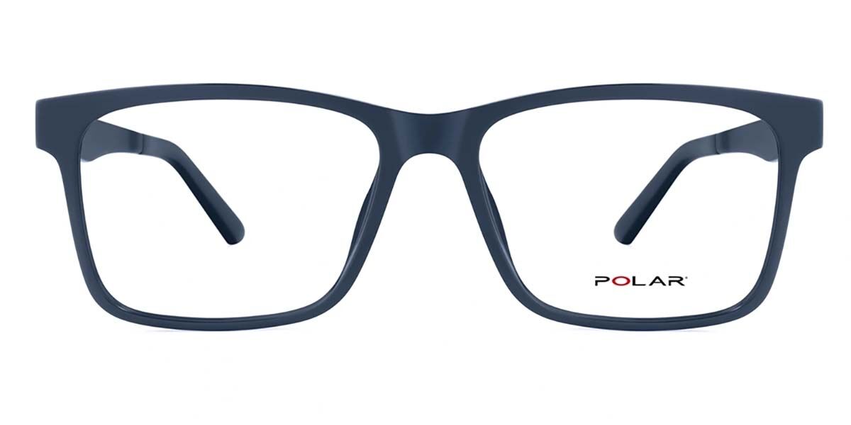 Polar 528 With Clip-On 21 Eyeglasses in Matte Blue | SmartBuyGlasses USA