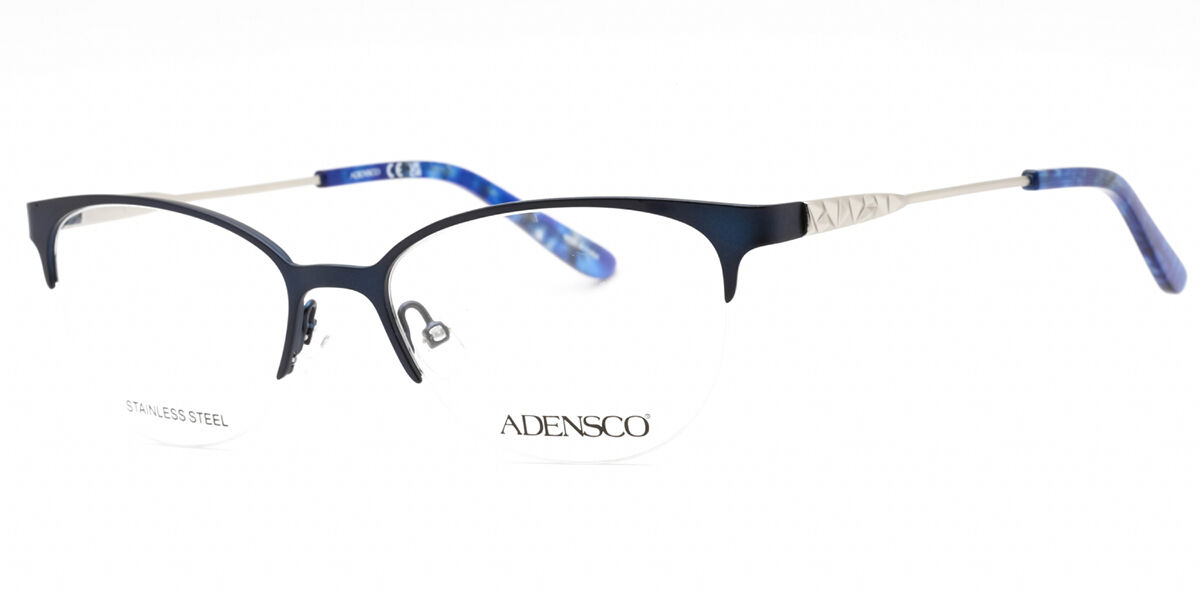 Adensco AD 247 0FLL Oval Matte Navy Blue Frame Eyeglasses | Vision ...