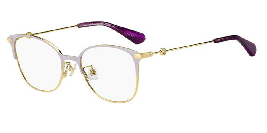 Kate Spade Alayna/F Asian Fit KB7 Eyeglasses in Grey Gold Purple | SmartBuyGlasses USA