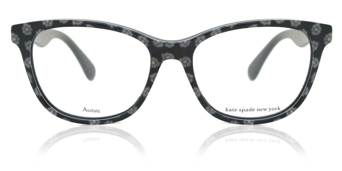 Kate Spade Atalina TAY Cat Eye Black Pattern White Eyeglasses ...