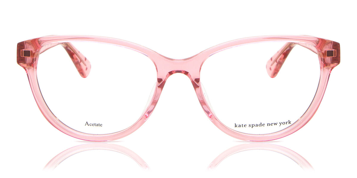 Kate Spade Tailynn 35J Eyeglasses in Transparent Pink | SmartBuyGlasses USA
