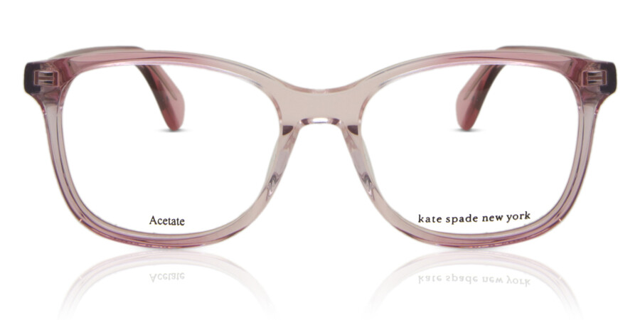 Kate Spade Talynn 35J Square Transparent Nude Pink Frame Eyeglasses ...