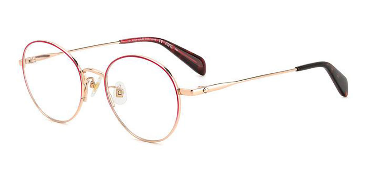 Kate Spade Kennedi/F Asian Fit 0AW Eyeglasses in Red Rose Gold ...
