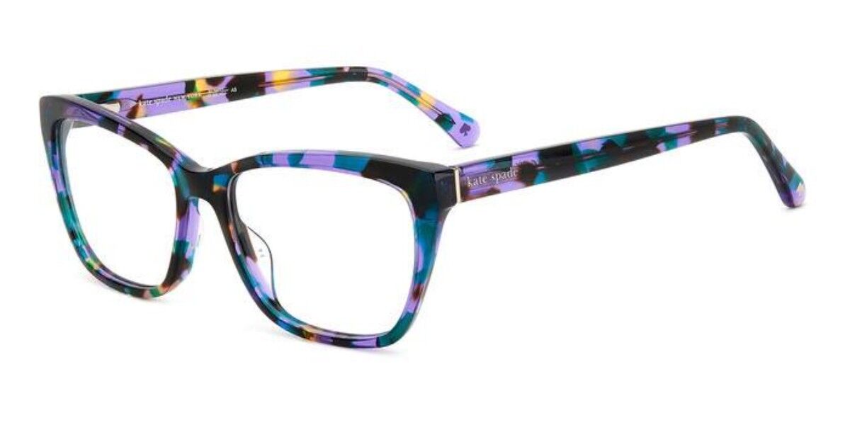 Kate Spade Celestine HKZ Eyeglasses in Purple Yellow Dark Tortoise ...