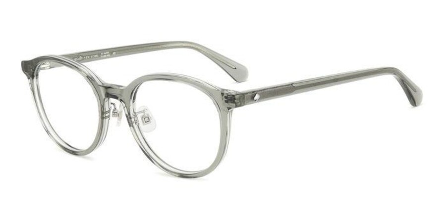 Kate Spade Skyla/F Asian Fit KB7 Eyeglasses in Transparent Dark Grey | SmartBuyGlasses USA