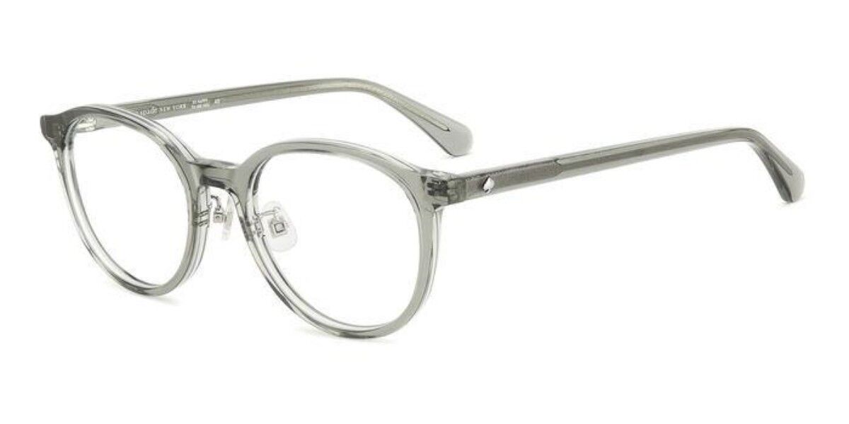 Kate Spade Skyla/F Asian Fit KB7 Eyeglasses in Transparent Dark Grey | SmartBuyGlasses USA
