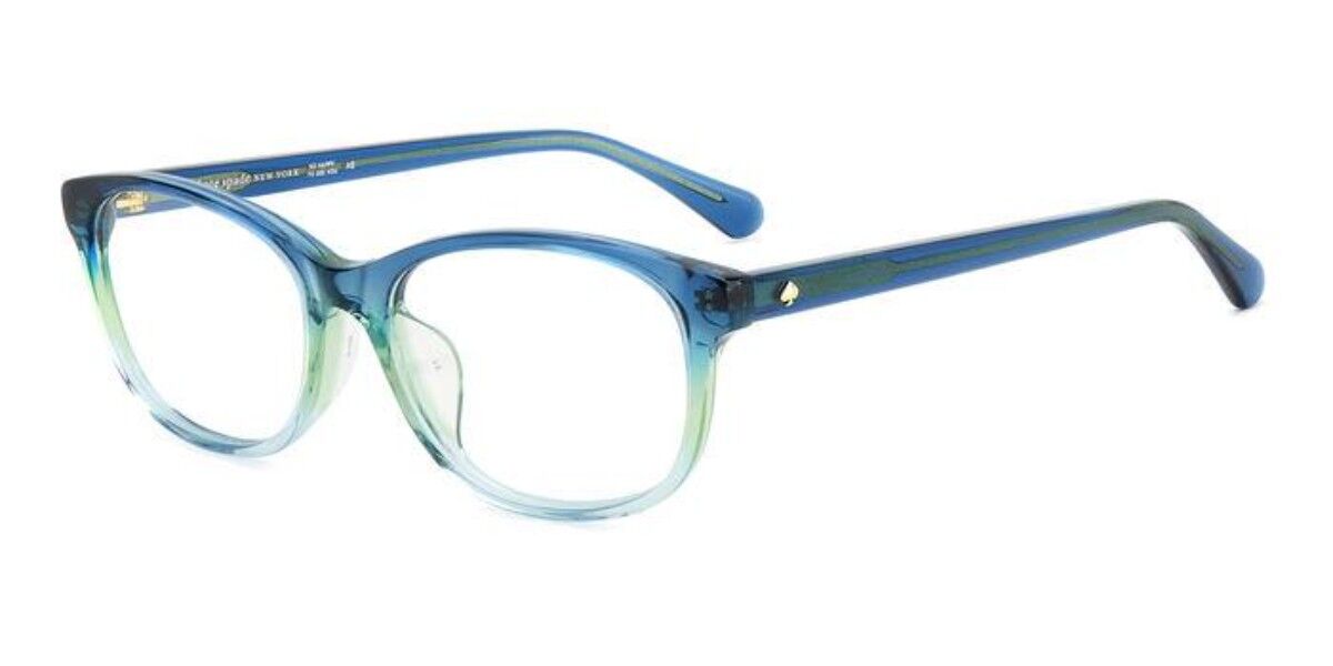 Kate Spade Suki/F Asian Fit 5MZ Glasses Transparent Gradient Teal Blue ...