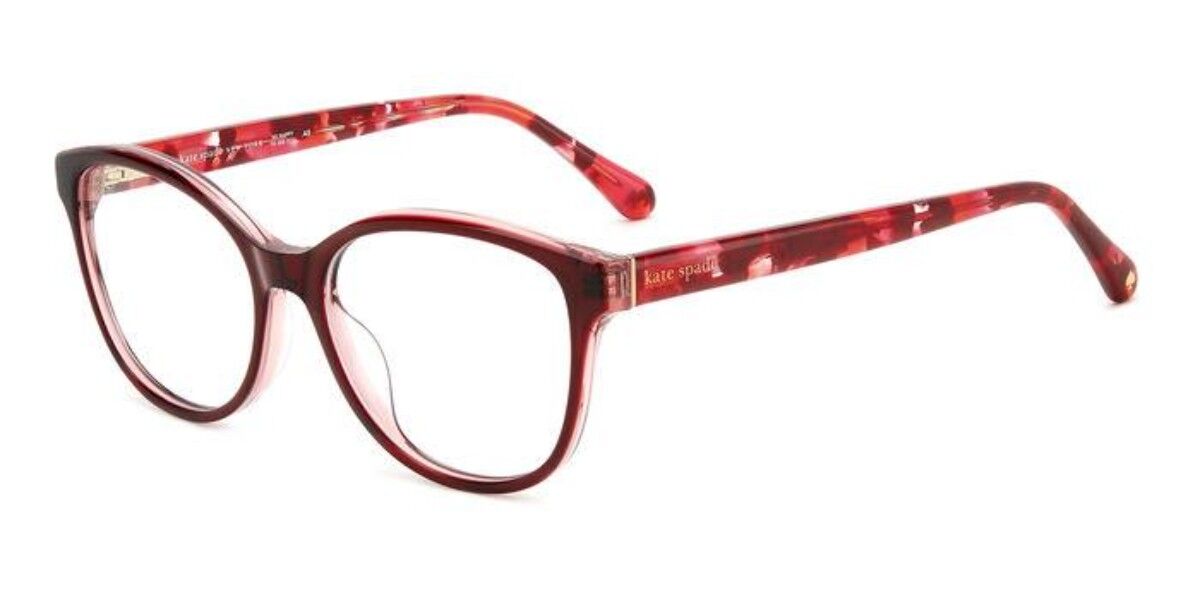 Kate Spade Rosalind/G Asian Fit C9A Glasses Transparent Red On ...
