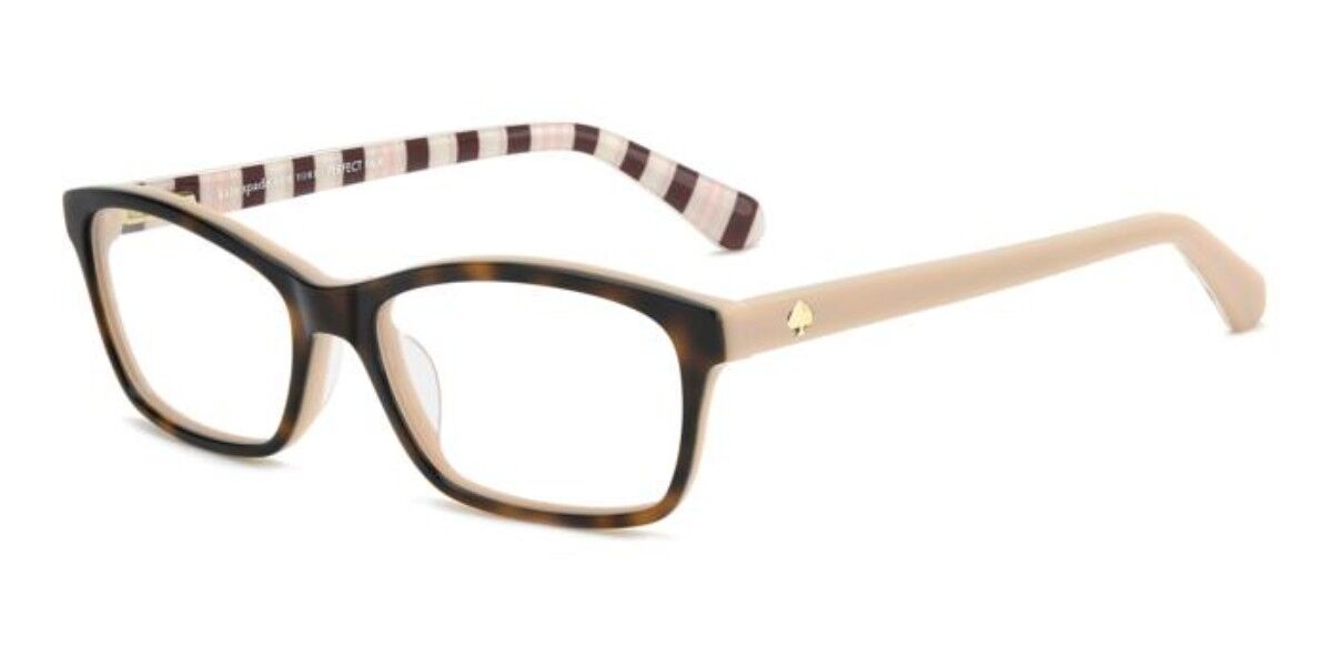 Kate Spade Catrina/3 OO4 Rectangle Dark Tortoise On Beige Brown ...