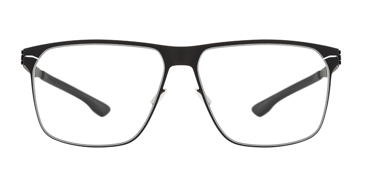 Ic! Berlin IC5044 Olaf 002 Square Black Frame Eyeglasses ...