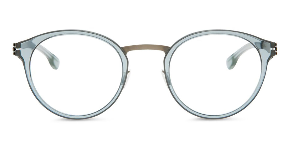 Ic! Berlin IC5083 Eric D. Graphite-Petroleum メガネ - Transparent Blue ...