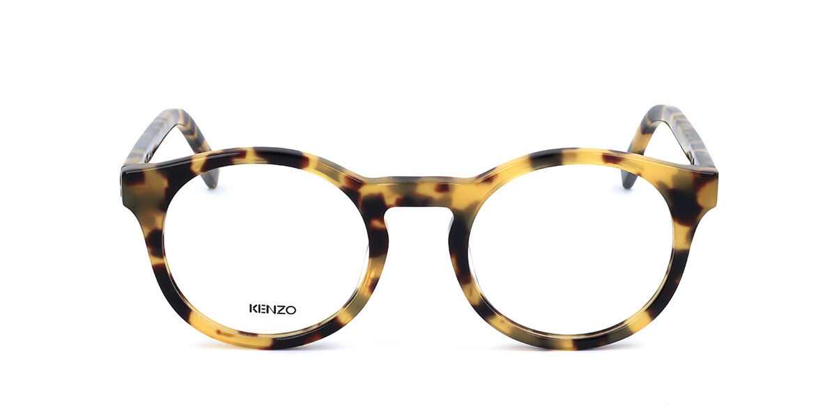 Kenzo KZ 50037I 055 Eyeglasses in Light Yellow Havana | SmartBuyGlasses USA