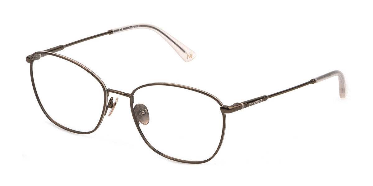 Nina Ricci Vnr259 0scg Eyeglasses In Bronze Brown Smartbuyglasses Usa