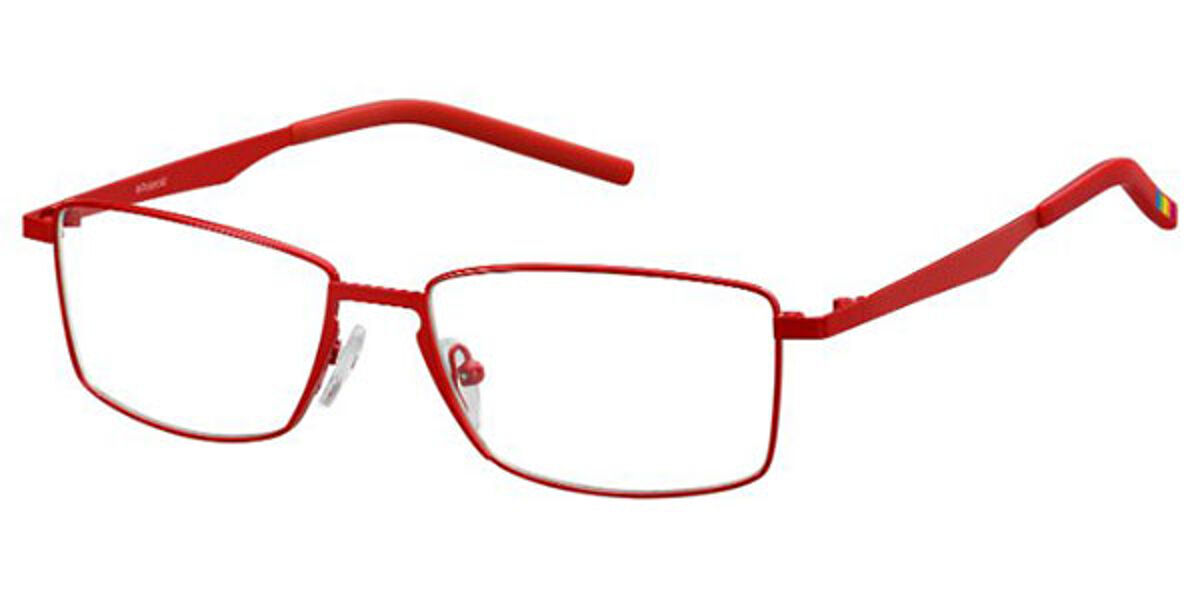 Polaroid PLD D502 ABA Eyeglasses in Red | SmartBuyGlasses USA