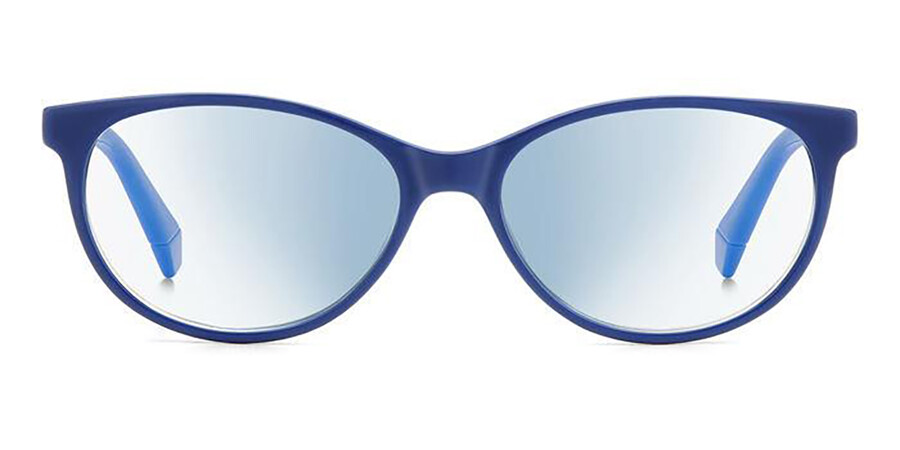 Polaroid PLD 0036/R/BB PJP/G6 Blue-Light Block Oval Blue Frame ...