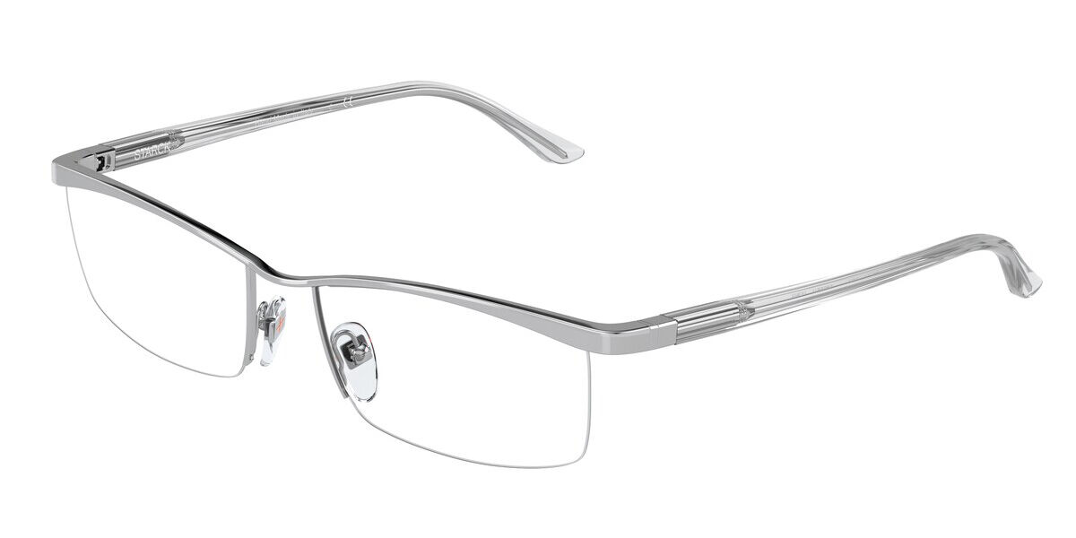 Starck SH9901 0069 Eyeglasses in Shiny Silver | SmartBuyGlasses USA