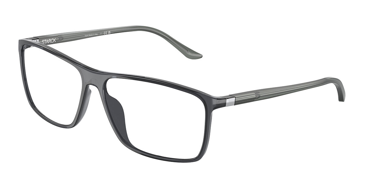 Starck SH3030 0015 Glasses Transparent Dark Grey | VisionDirect Australia