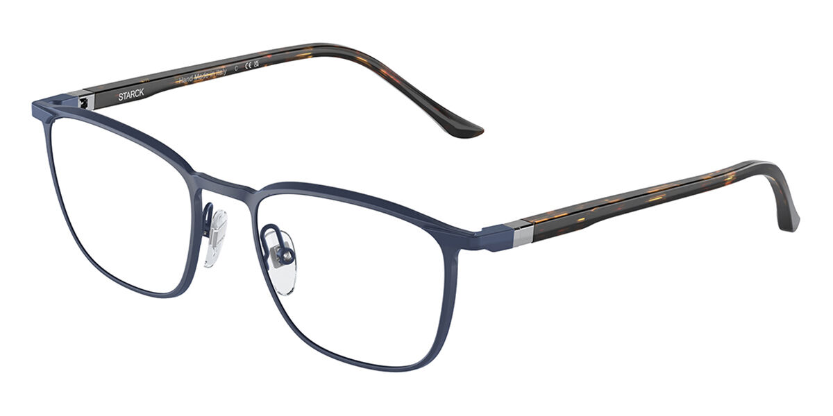Starck SH2079 Asian Fit 0003 Eyeglasses in Matte Blue | SmartBuyGlasses USA
