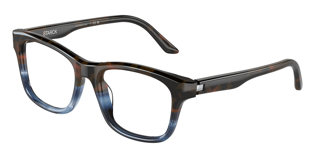 Starck SH3090 Asian Fit 0003 Eyeglasses in Blue Tortoise Two-Tone | SmartBuyGlasses USA