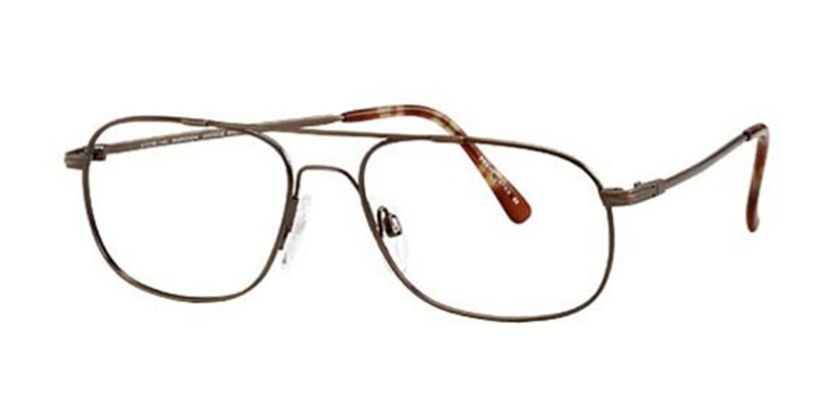 Flexon Autoflex 17 210 Eyeglasses in Brown Chrome | SmartBuyGlasses USA