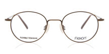 Flexon Edison 600 710 Eyeglasses in Gold | SmartBuyGlasses USA