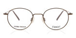 Flexon Edison 600 710 Eyeglasses in Gold | SmartBuyGlasses USA