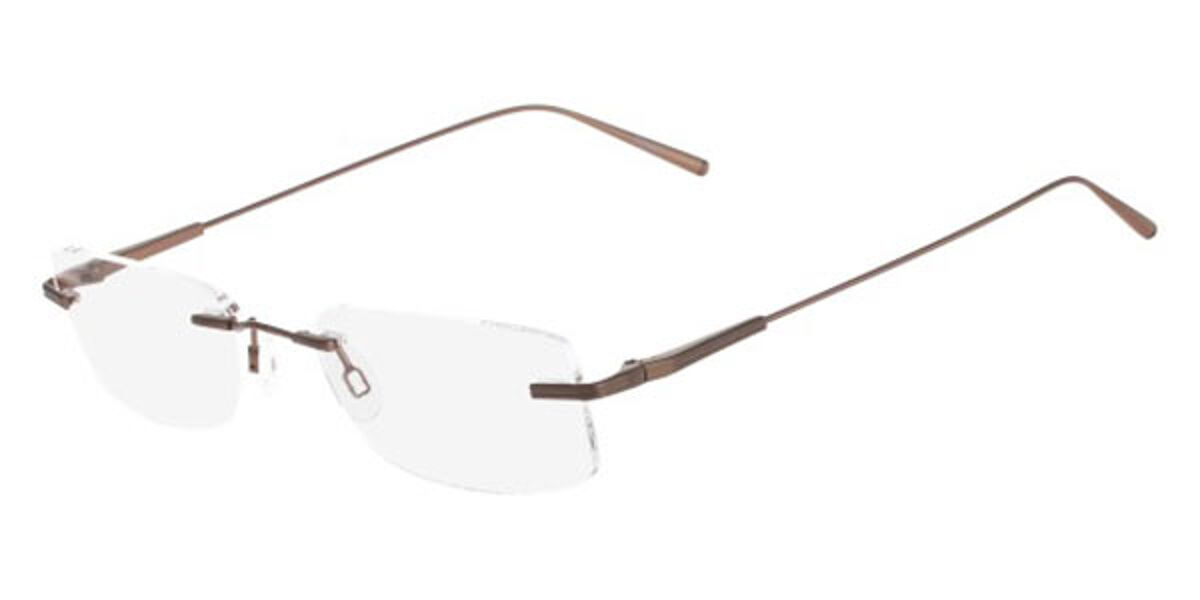 Flexon E1091 210 Eyeglasses in Brown | SmartBuyGlasses USA