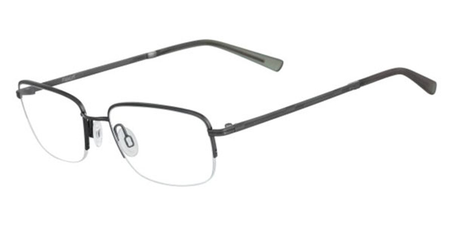 Flexon Melville 600 N 033 Rectangular Gris lentes | SmartBuyGlasses US