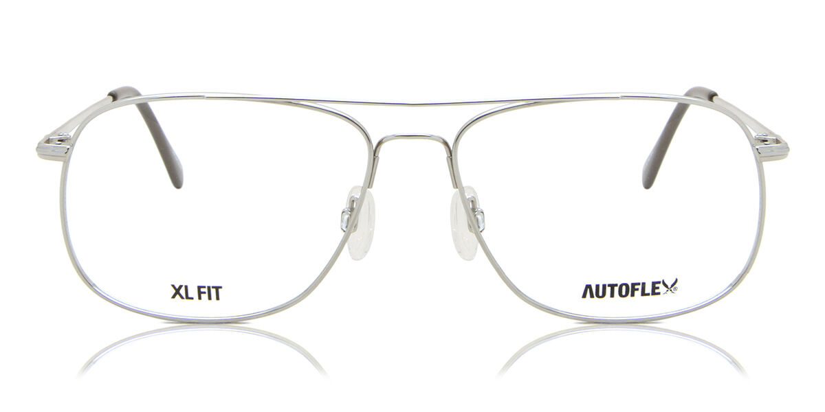 Flexon Autoflex 44 120 Eyeglasses in Silver | SmartBuyGlasses USA